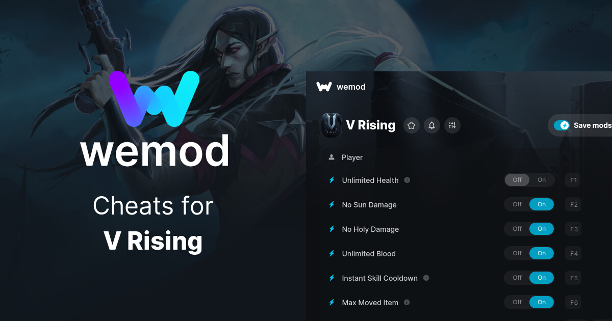 V Rising Cheats, Trainers and Maps for PC | WeMod