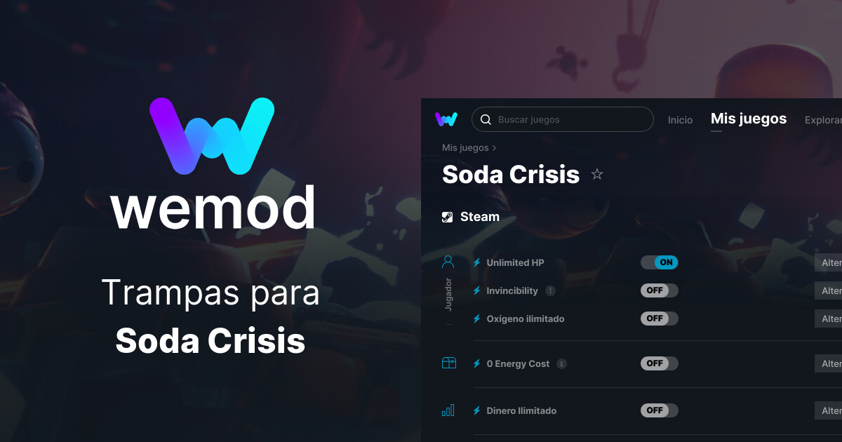 Trampas y Trainers de Soda Crisis para PC | WeMod