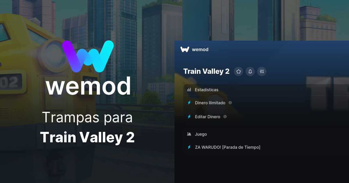 Trampas y trainers de Train Valley 2 para PC - WeMod