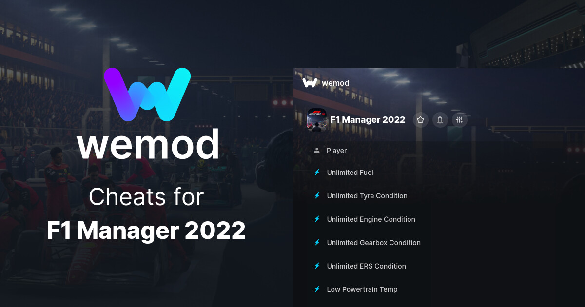 F1 Manager 2022 Cheats & Trainers for PC | WeMod