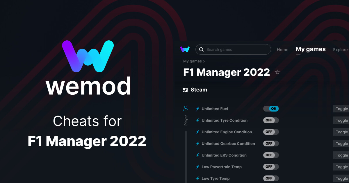 F1 Manager 2022 Cheats and Trainers for PC - WeMod