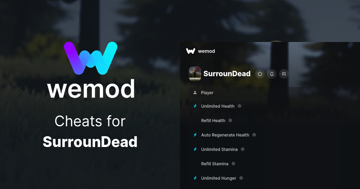 SurrounDead Cheats, Trainers and Maps for PC | WeMod