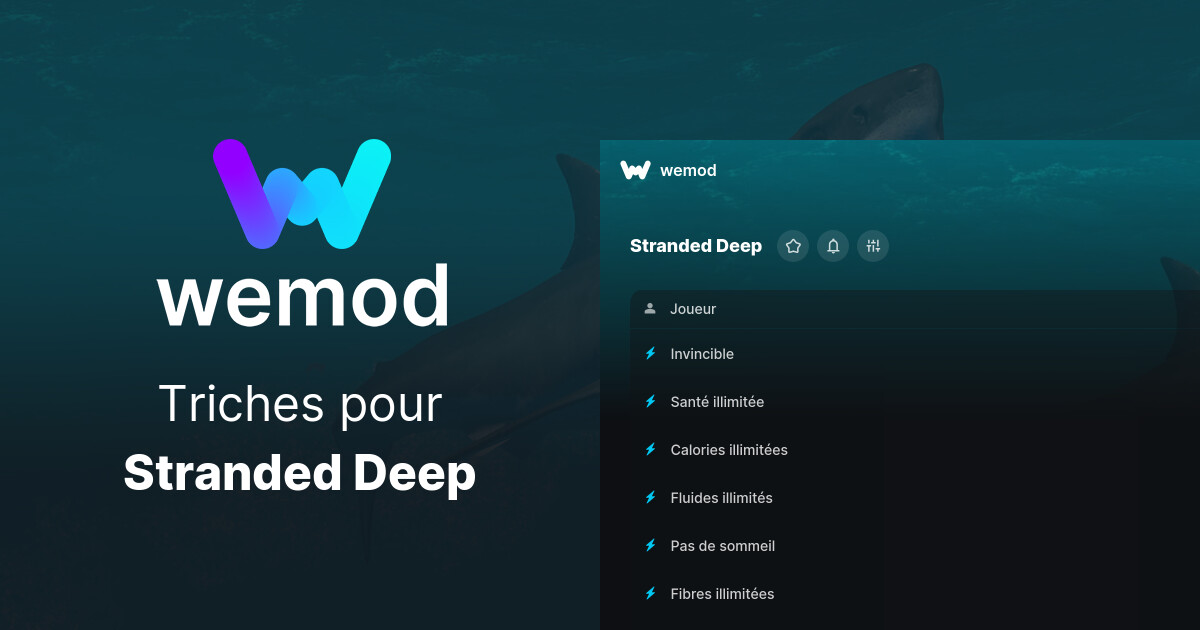 Cheats et trainers pour Stranded Deep sur PC | WeMod