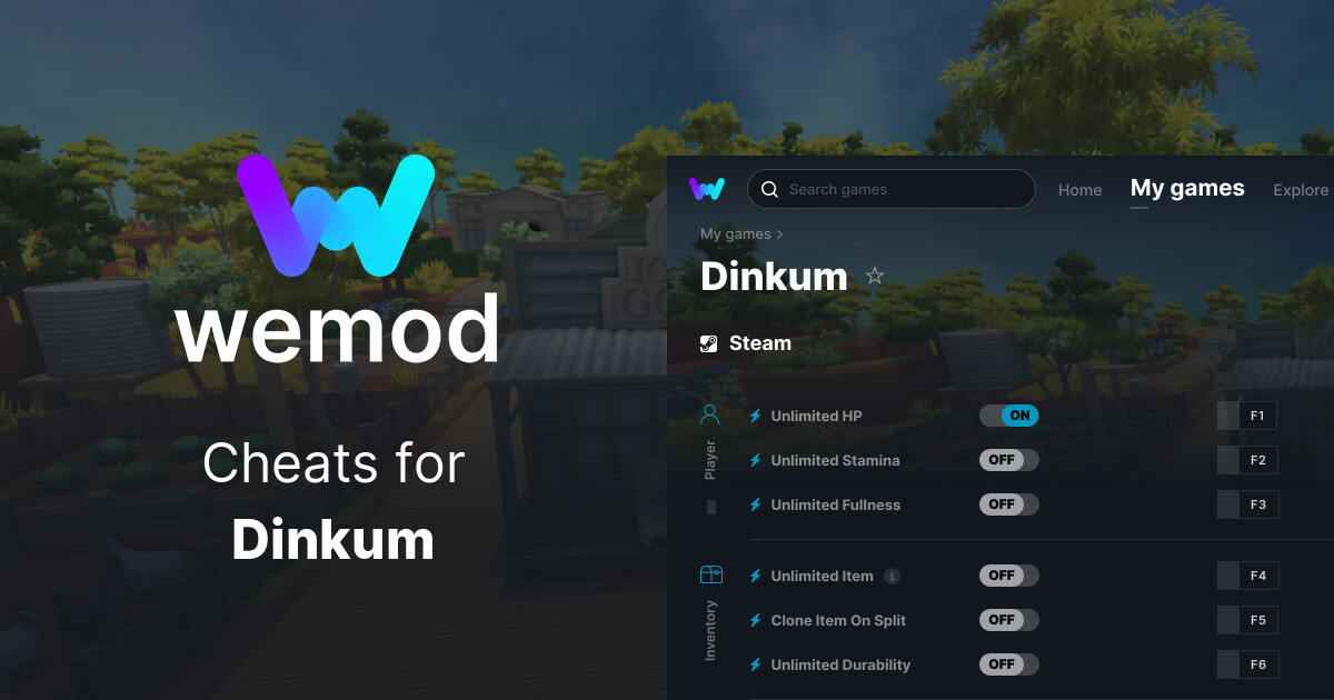 Dinkum Cheats and Trainers for PC - WeMod