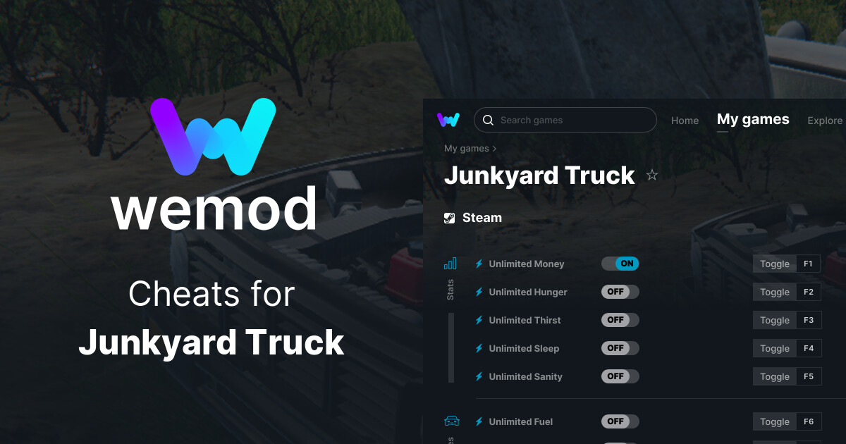 Junkyard Truck Cheats & Trainers for PC | WeMod