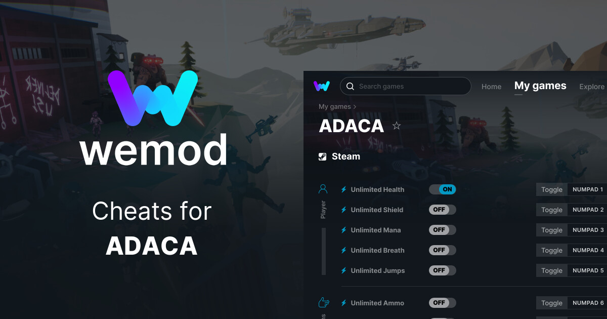 ADACA Cheats and Trainers for PC - WeMod