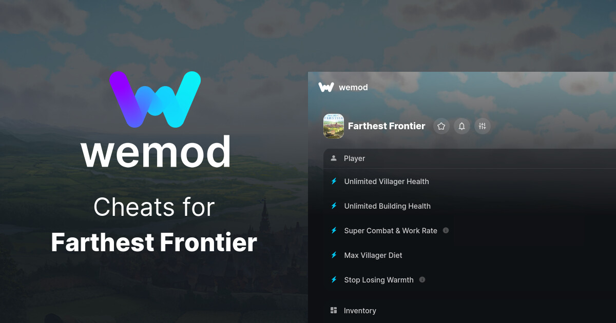 Farthest Frontier Cheats & Trainers for PC | WeMod