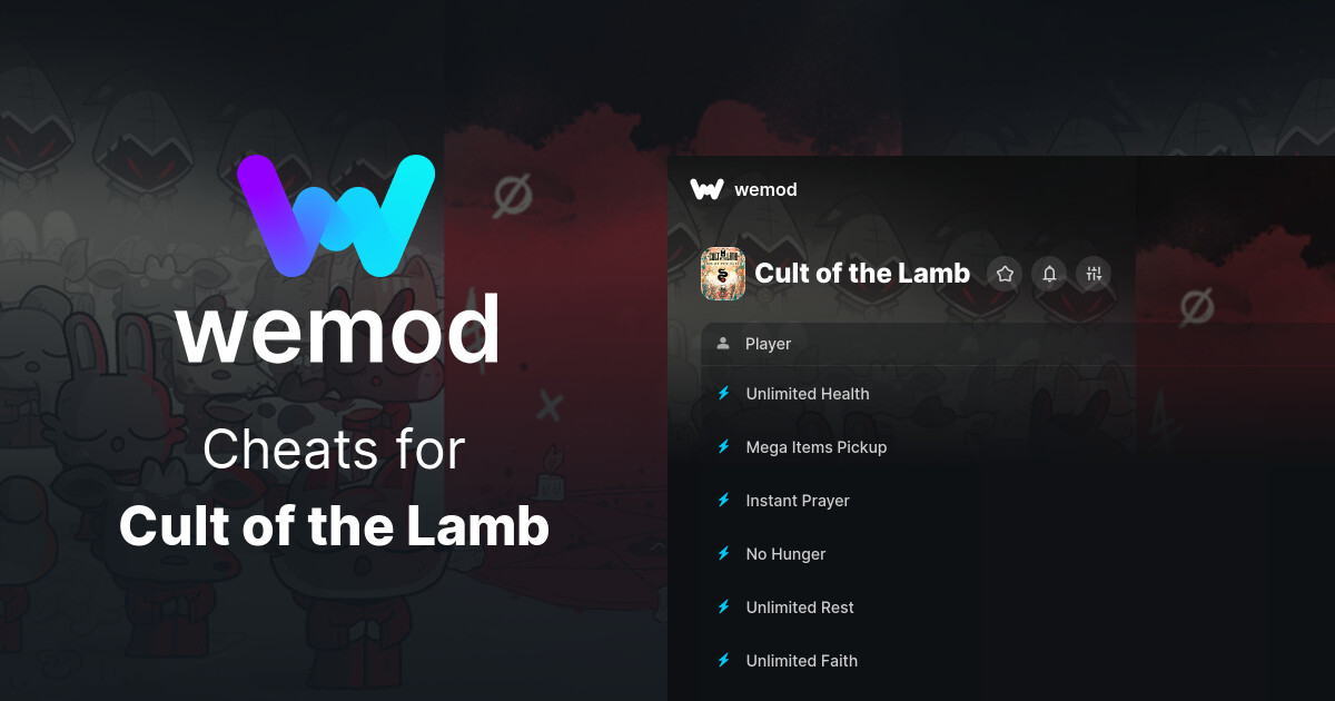 Cult of the Lamb Cheats & Trainers for PC | WeMod