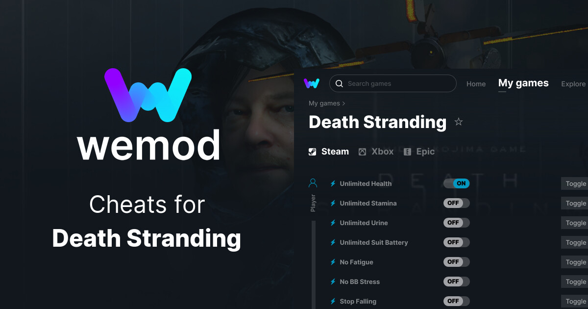 Death Stranding Cheats and Trainers for PC - WeMod