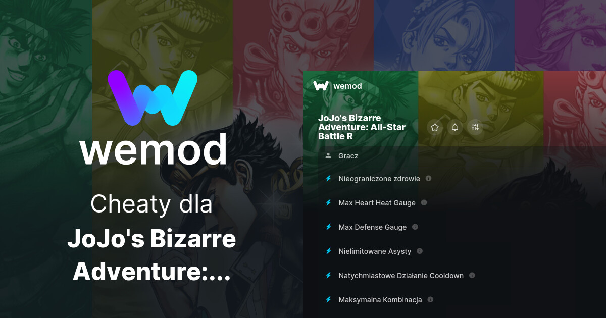 JoJo's Bizarre Adventure: All-Star Battle R – cheaty i trainery na PC – WeMod