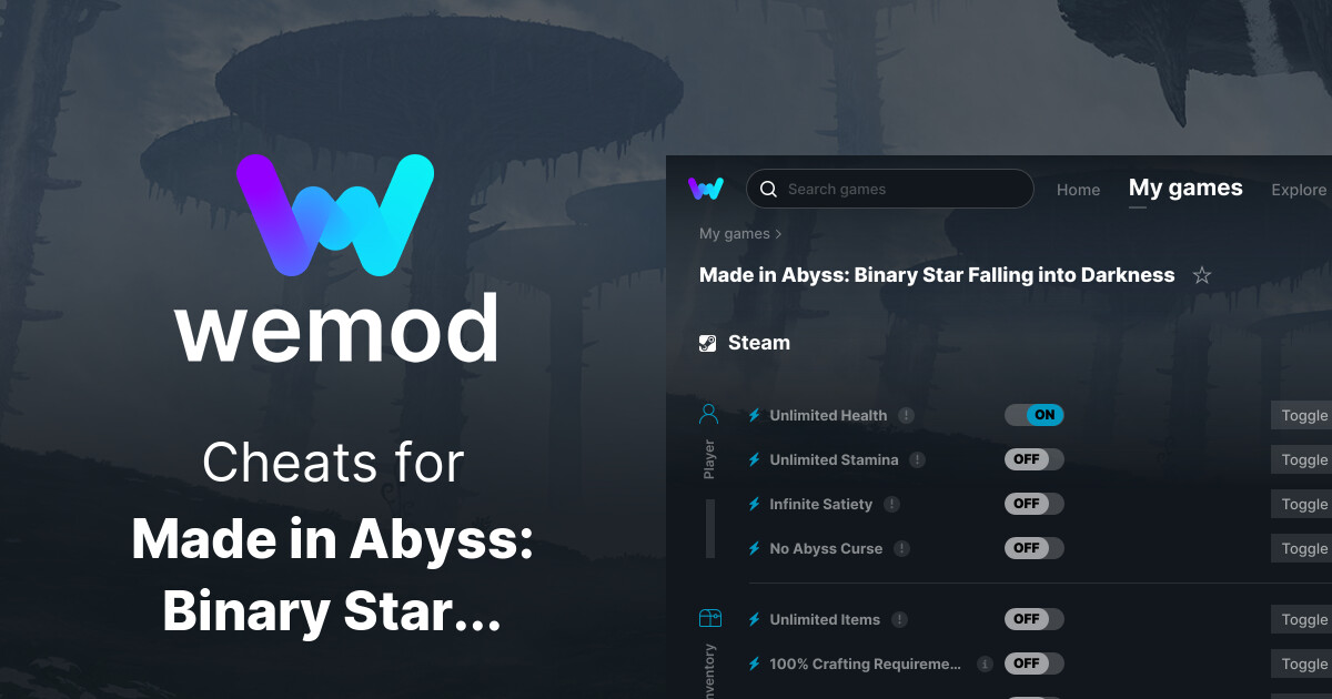Made in Abyss: Binary Star Falling into Darkness Cheats & Trainers for PC | WeMod