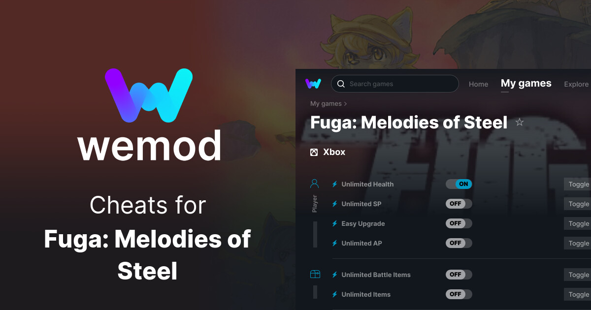 Fuga: Melodies of Steel Cheats & Trainers for PC | WeMod