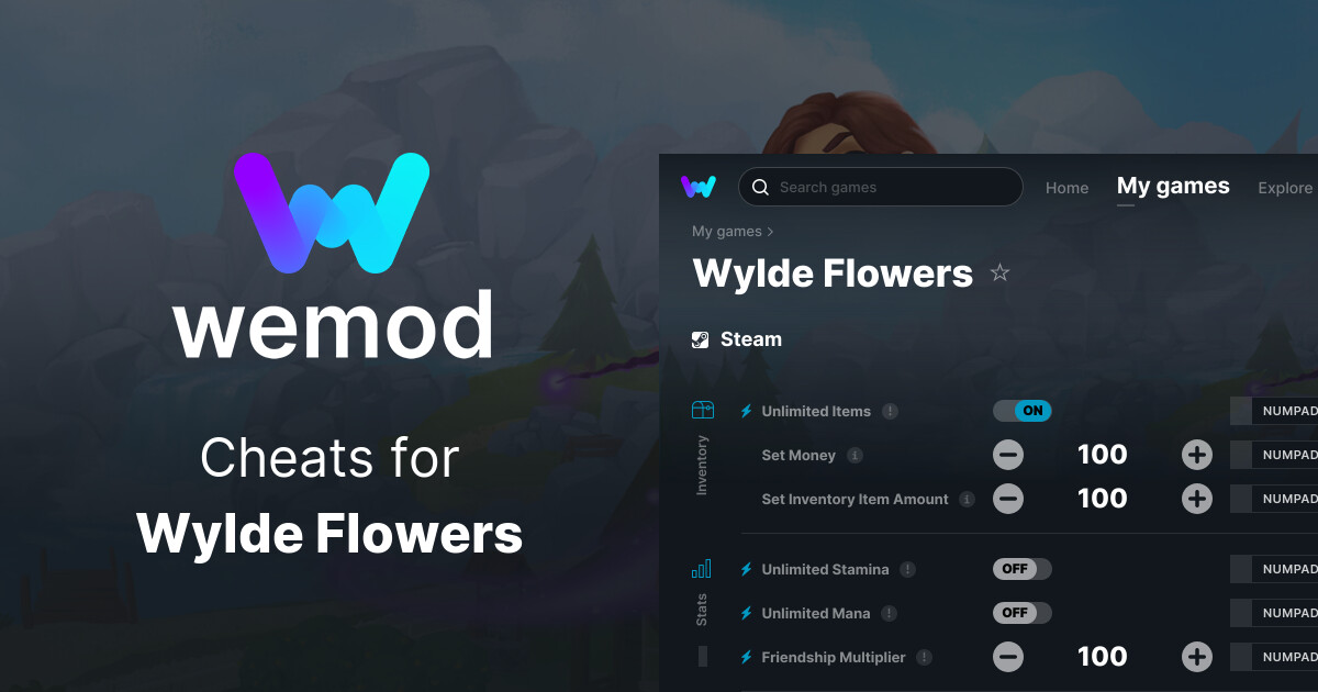 Wylde Flowers Cheats & Trainers for PC | WeMod