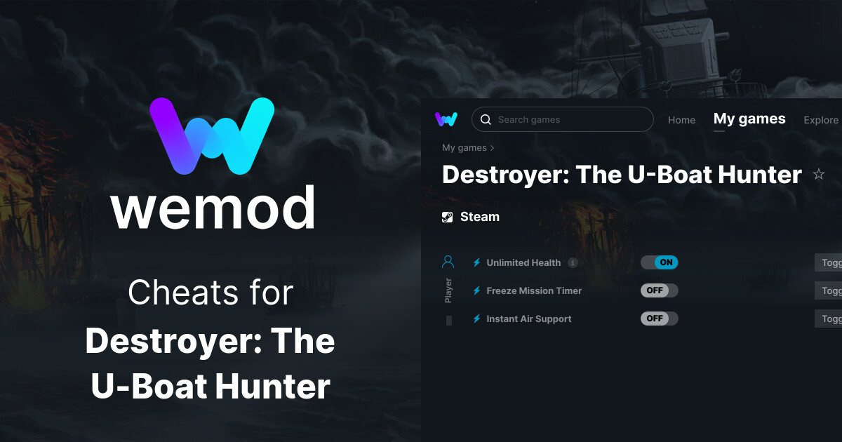 Destroyer: The U-Boat Hunter Cheats & Trainers for PC | WeMod