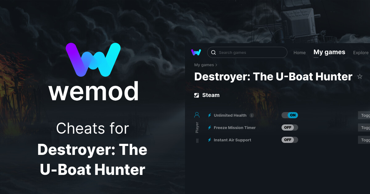 Destroyer: The U-Boat Hunter Cheats & Trainers for PC | WeMod