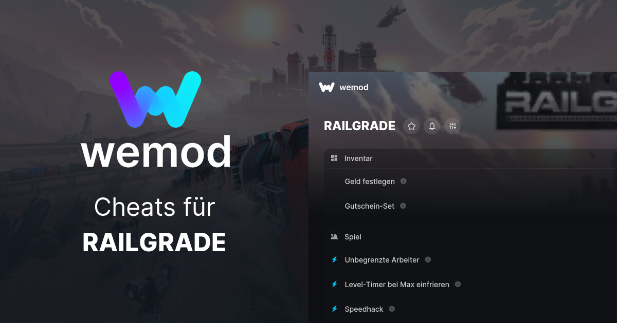 RAILGRADE Cheats und Trainer für PC - WeMod