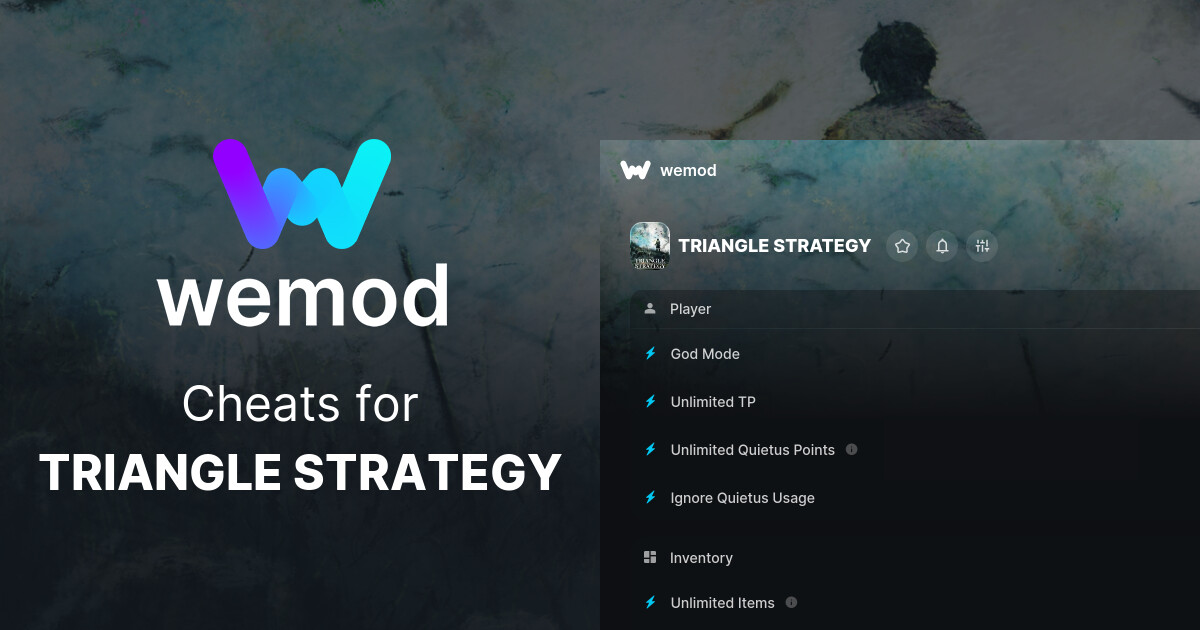 TRIANGLE STRATEGY Cheats & Trainers for PC | WeMod