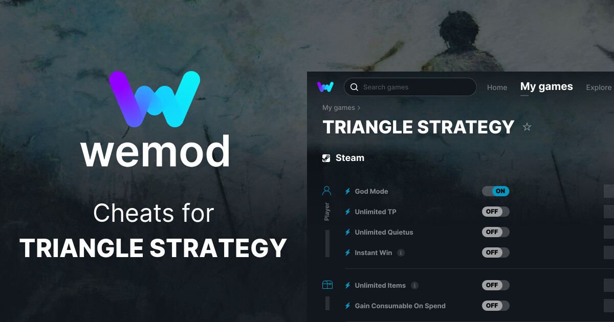 TRIANGLE STRATEGY Cheats and Trainers for PC - WeMod