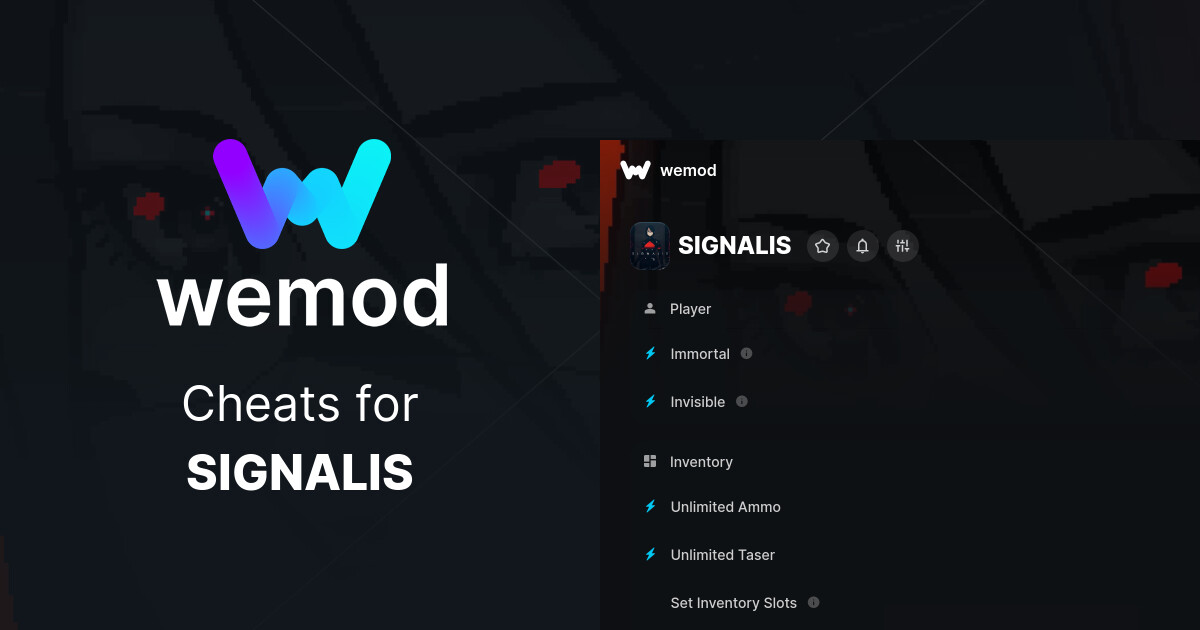 SIGNALIS Cheats & Trainers for PC | WeMod