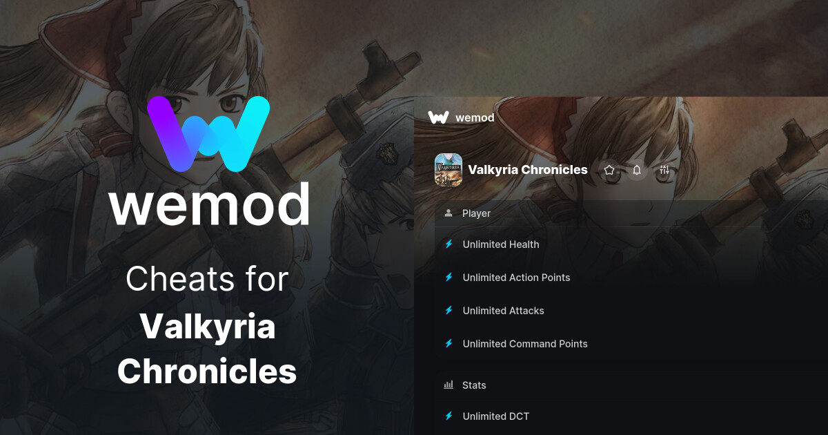 Valkyria Chronicles Cheats & Trainers for PC | WeMod