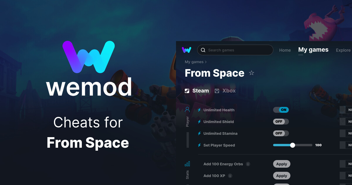 From Space Cheats & Trainers for PC | WeMod