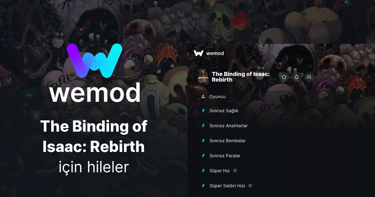 Steam | WeMod için The Binding of Isaac: Rebirth Başarılar