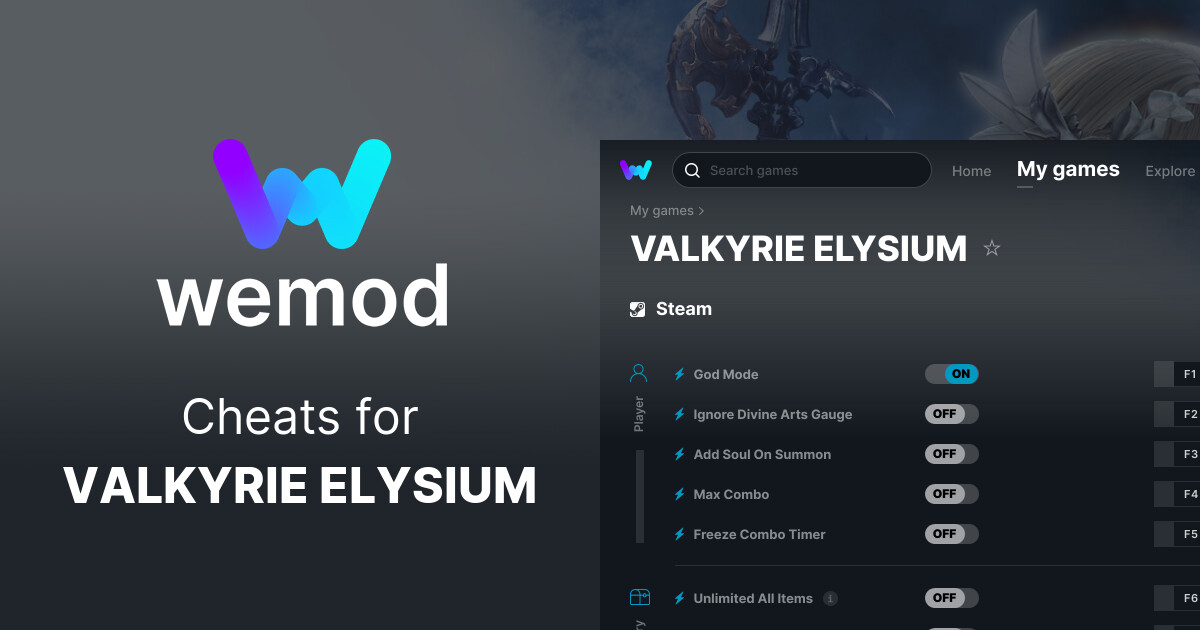VALKYRIE ELYSIUM Cheats and Trainers for PC - WeMod