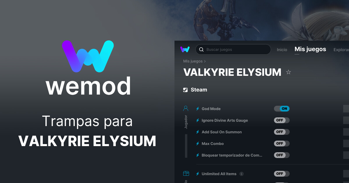 Trampas y Trainers de VALKYRIE ELYSIUM para PC | WeMod