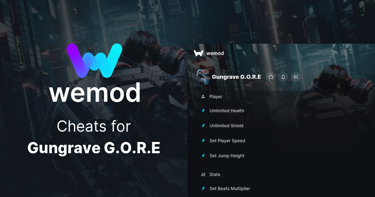 Gungrave G.O.R.E Cheats & Trainers for PC | WeMod