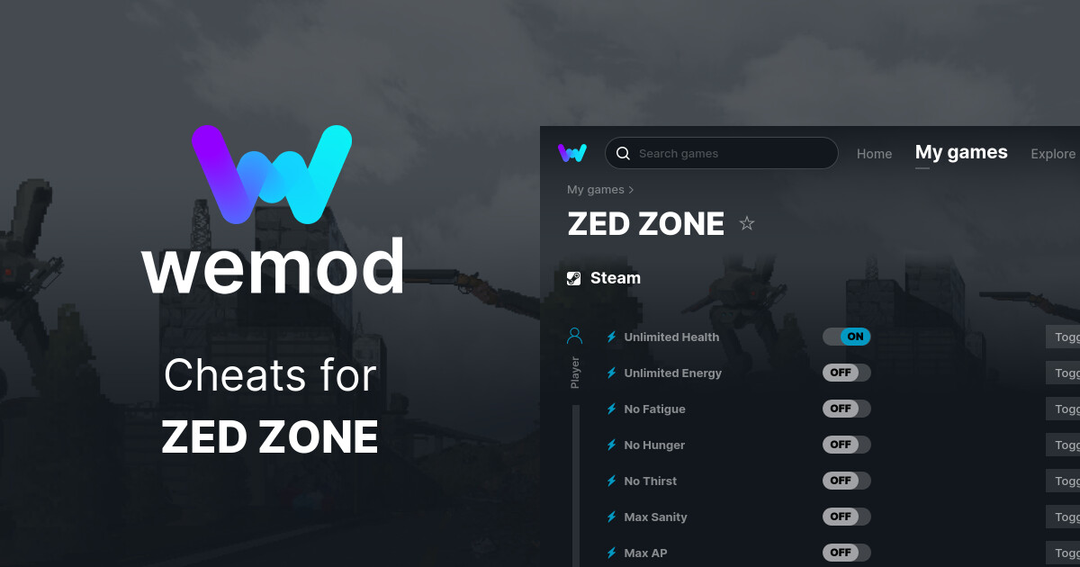 ZED ZONE Cheats & Trainers for PC | WeMod