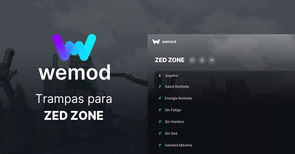 Trampas y trainers de ZED ZONE para PC - WeMod