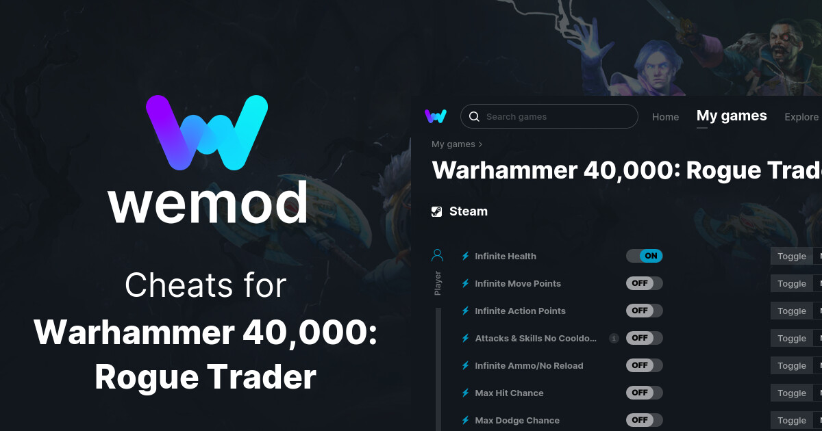 Warhammer 40,000: Rogue Trader Cheats & Trainers for PC | WeMod