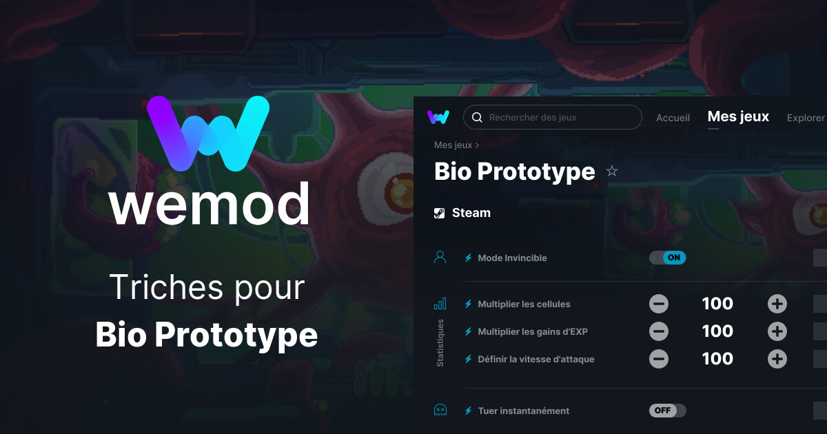 Bio Prototype Triches et Trainers pour PC | WeMod