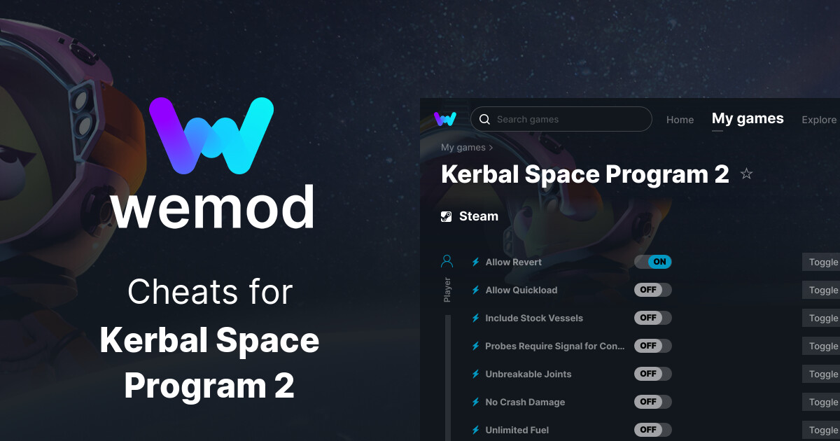 Kerbal Space Program 2 Cheats and Trainers for PC - WeMod