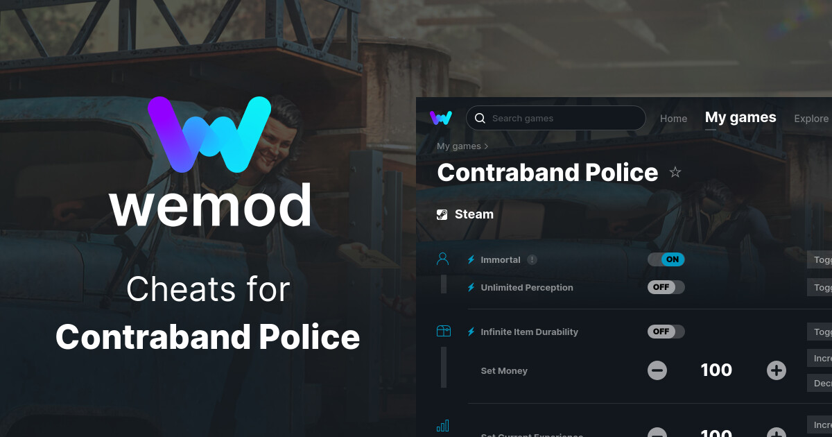 Contraband Police Cheats & Trainers for PC | WeMod