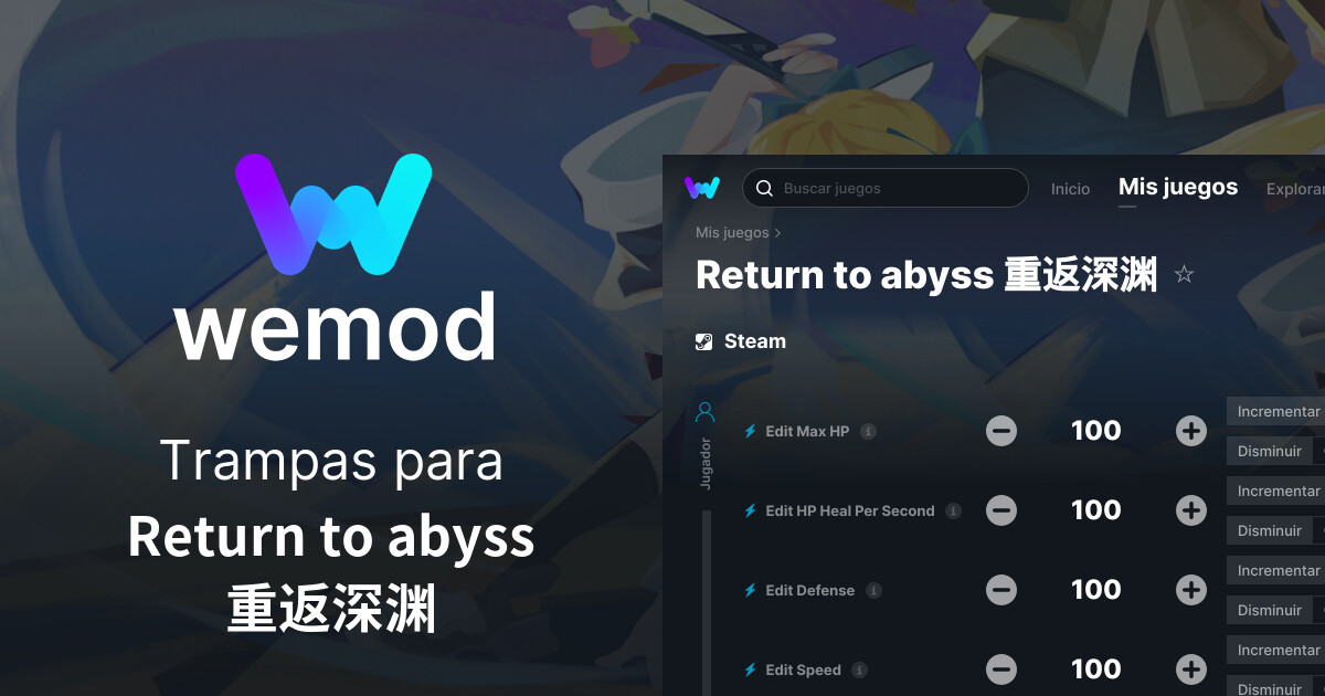 Trampas y Trainers de Return to abyss 重返深渊 para PC - WeMod