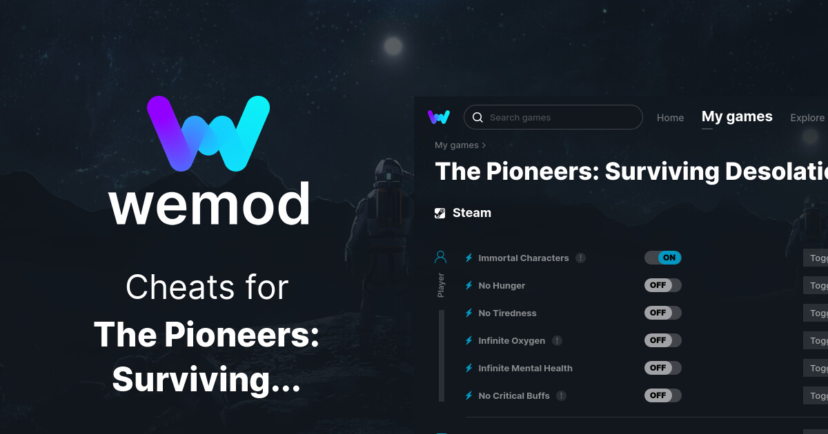 The Pioneers: Surviving Desolation Cheats & Trainers for PC | WeMod