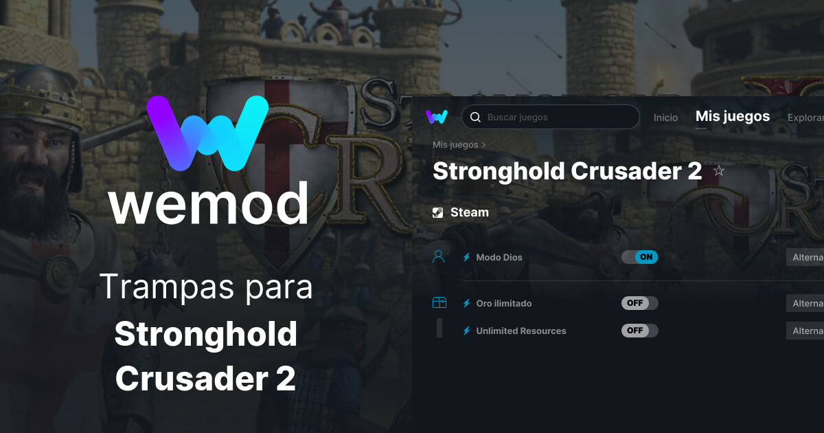 Trampas y Trainers de Stronghold Crusader 2 para PC | WeMod