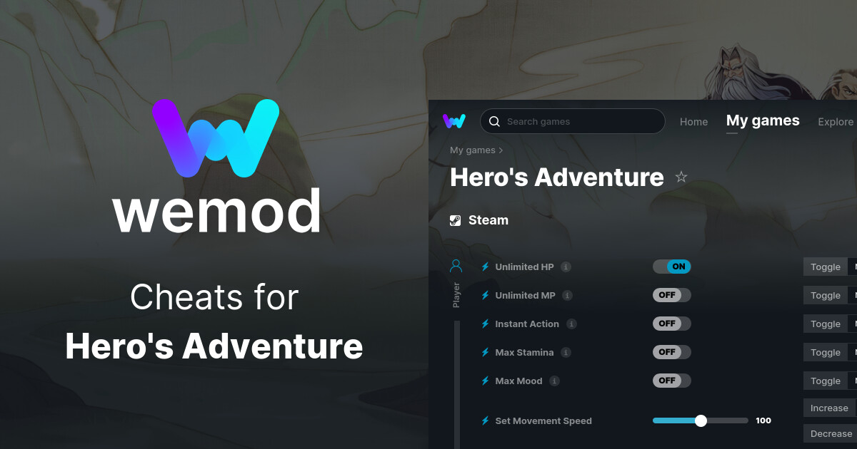 Hero's Adventure Cheats & Trainers for PC | WeMod