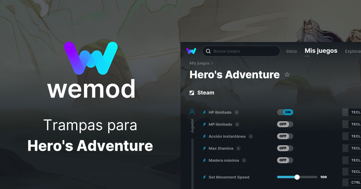 Trampas y Trainers de Hero's Adventure para PC | WeMod