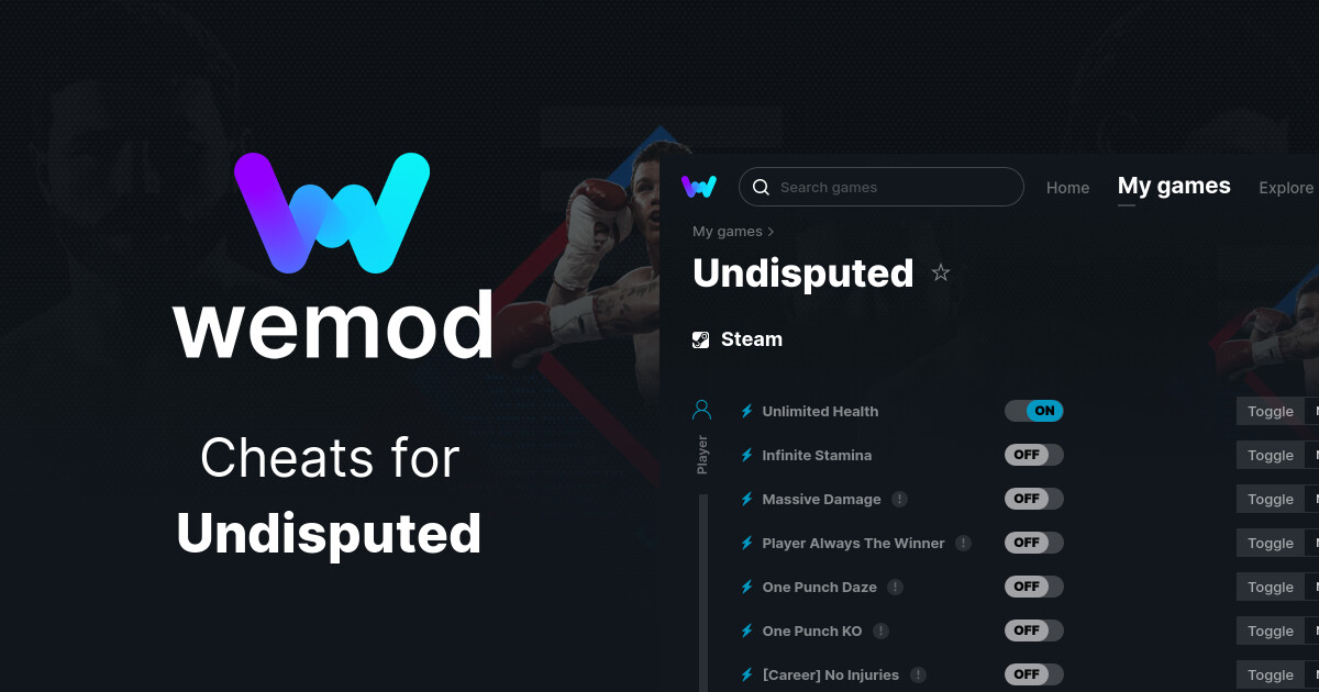 Undisputed Cheats & Trainers for PC | WeMod