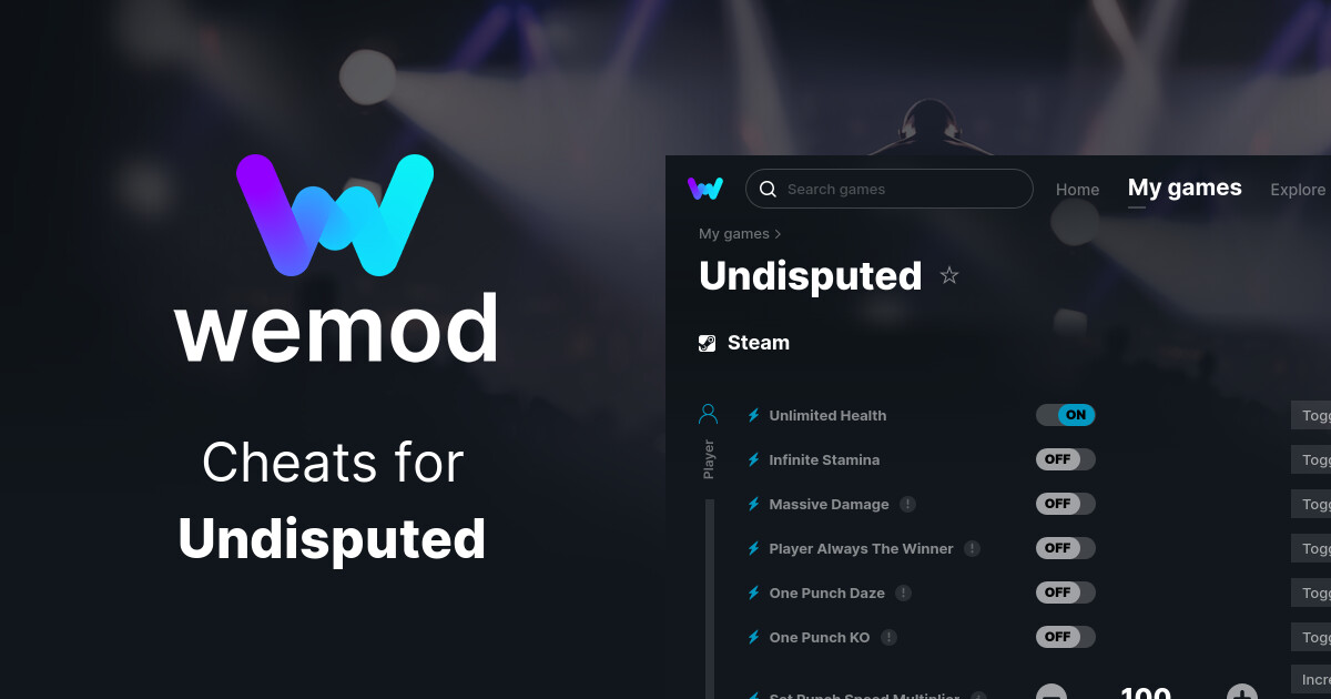 Undisputed Cheats & Trainers for PC | WeMod