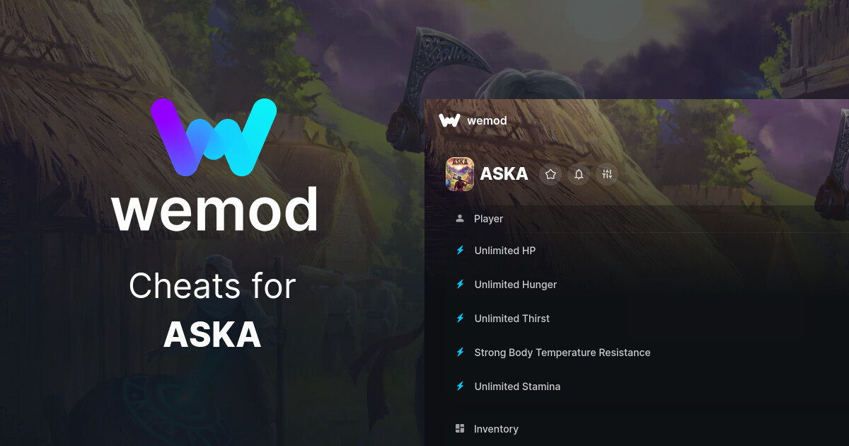 ASKA Cheats & Trainers for PC | WeMod