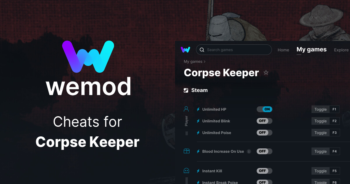 Corpse Keeper Cheats & Trainers for PC | WeMod Corpse Keeper Cheats & Trainers for PC | WeMod