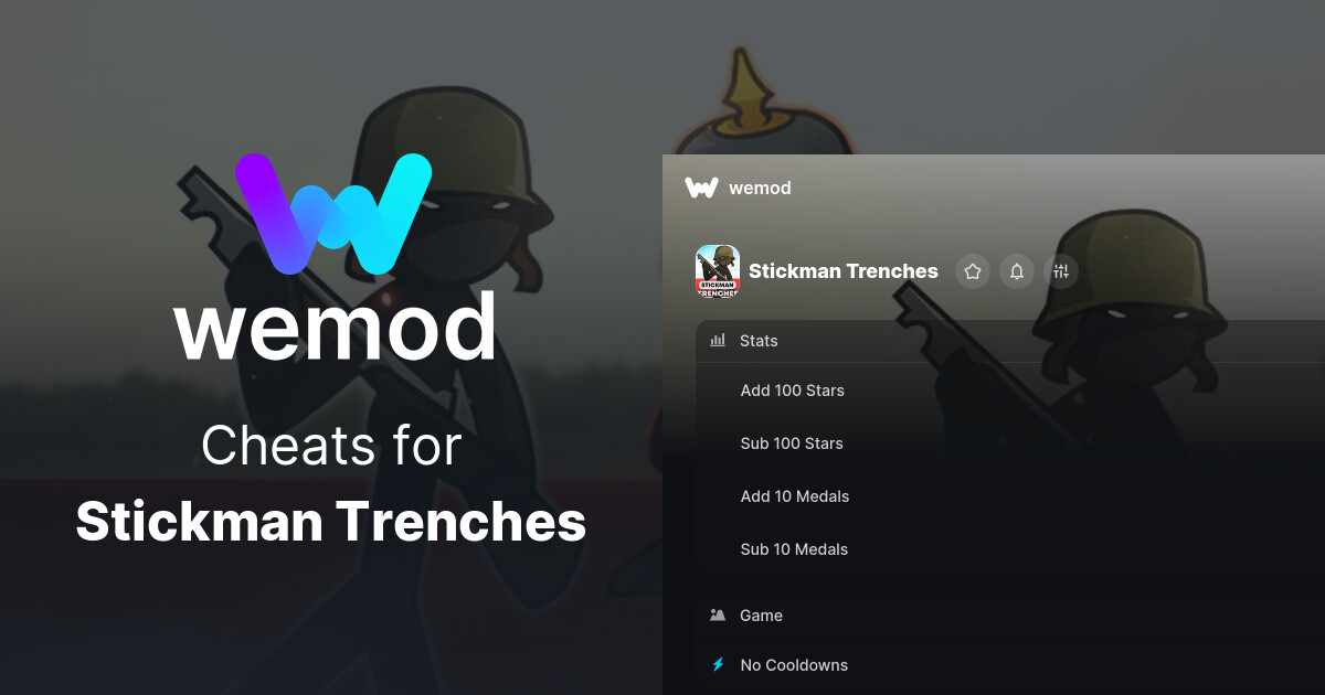 Stickman Trenches Cheats & Trainers for PC | WeMod