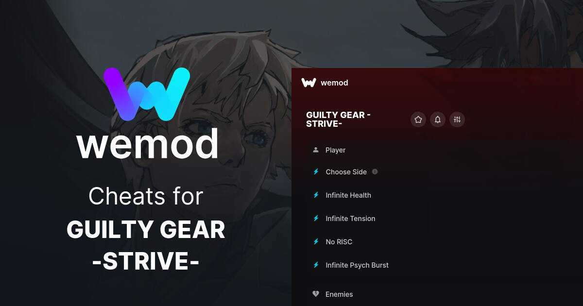 GUILTY GEAR -STRIVE- Cheats & Trainers for PC | WeMod