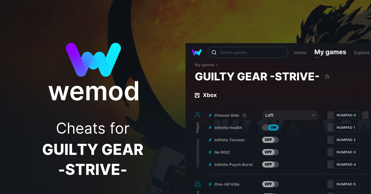 GUILTY GEAR -STRIVE- Cheats & Trainers for PC | WeMod