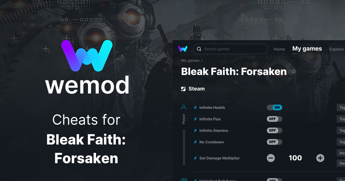 Bleak Faith: Forsaken Cheats & Trainers for PC | WeMod