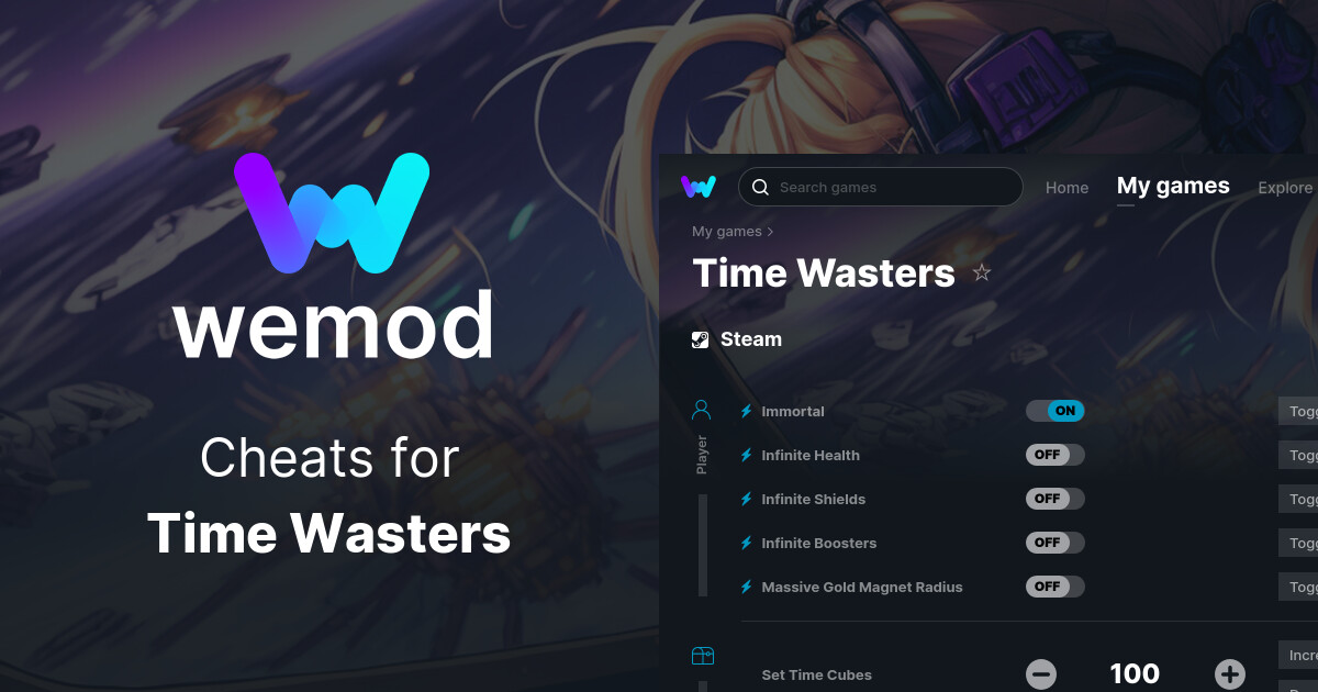 Time Wasters Cheats & Trainers for PC | WeMod