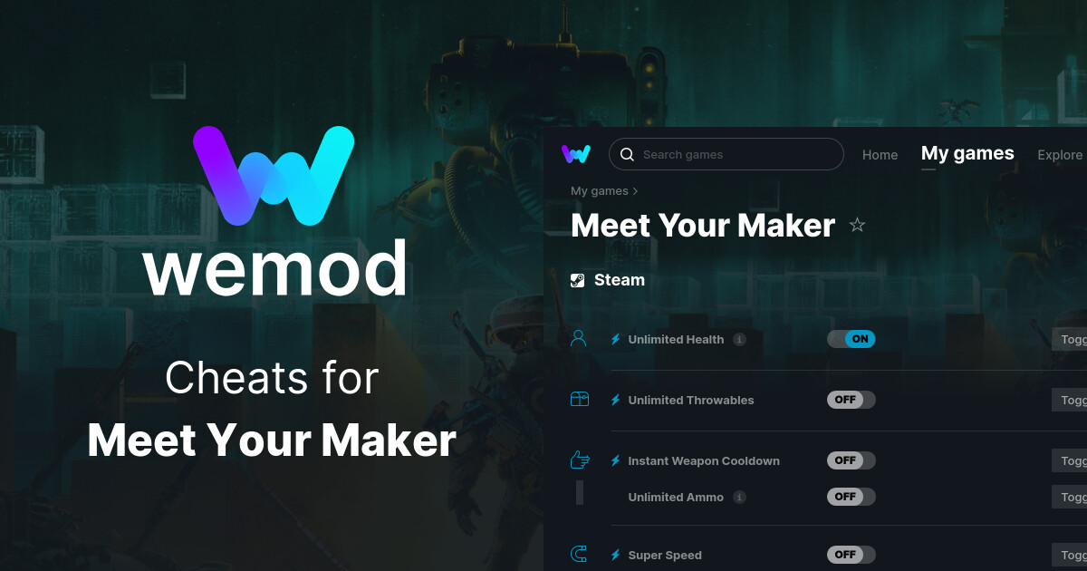 Meet Your Maker Cheats & Trainers for PC | WeMod
